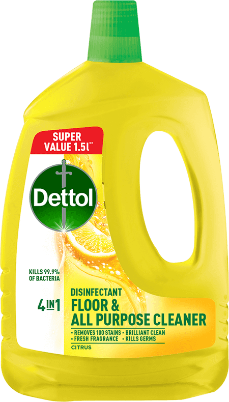 Dettol 4 in 1 Floor & All Purpose Cleaner 1,5 L Citrus | Dettol